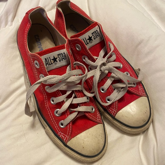 Converse | Shoes | Vintage Red Converse All Star Shoes 9s | Poshmark